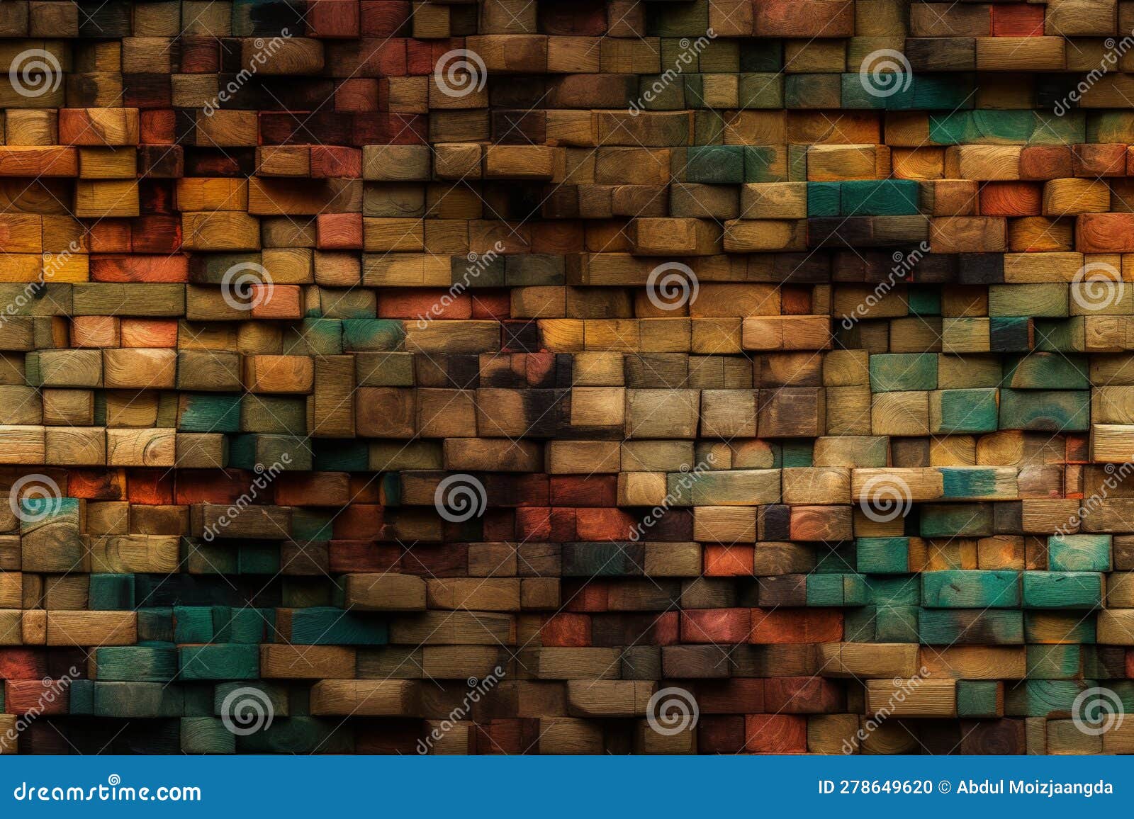 Wood Aged Art Architecture Texture Abstract Block Stack On The Wall For ...