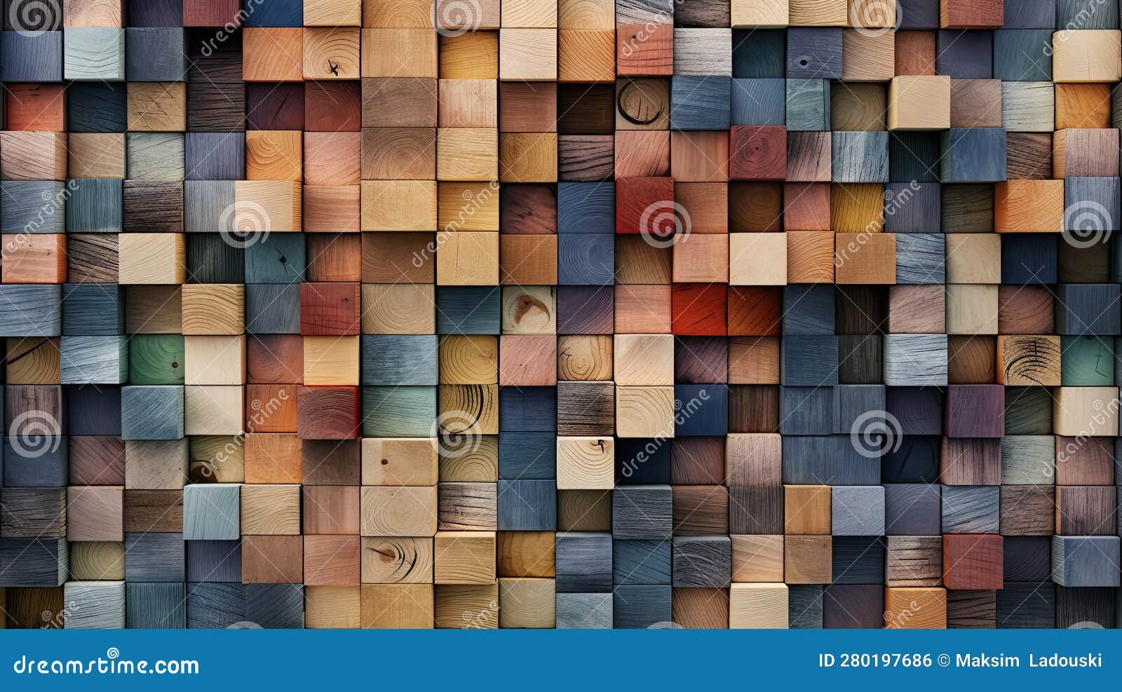 Wood Aged Art Architecture Texture Abstract Block Stack On The Wall For ...