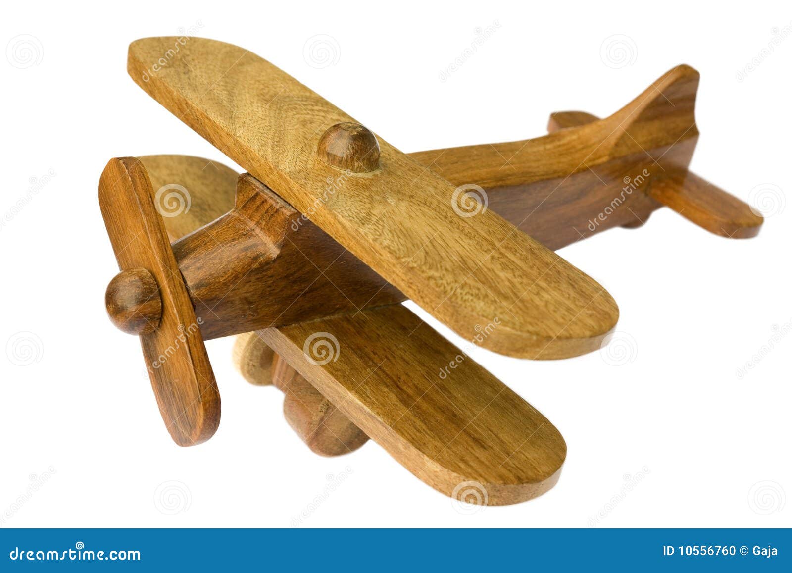 Wood airplane stock photo. Image of isolated, aircraft - 10556760