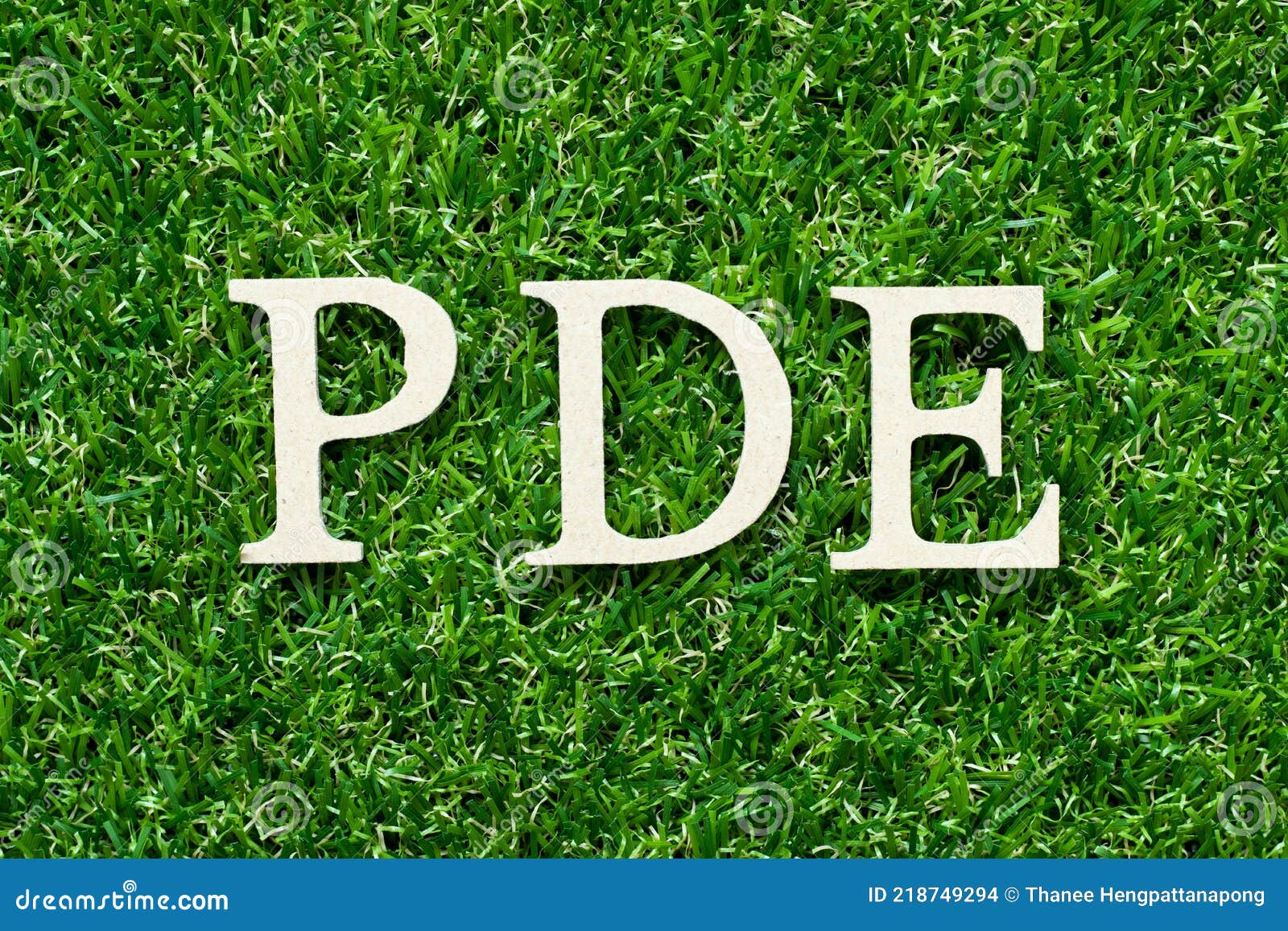 Wood Letter in Word PDE Abbreviation of Permitted daily Exposure ...