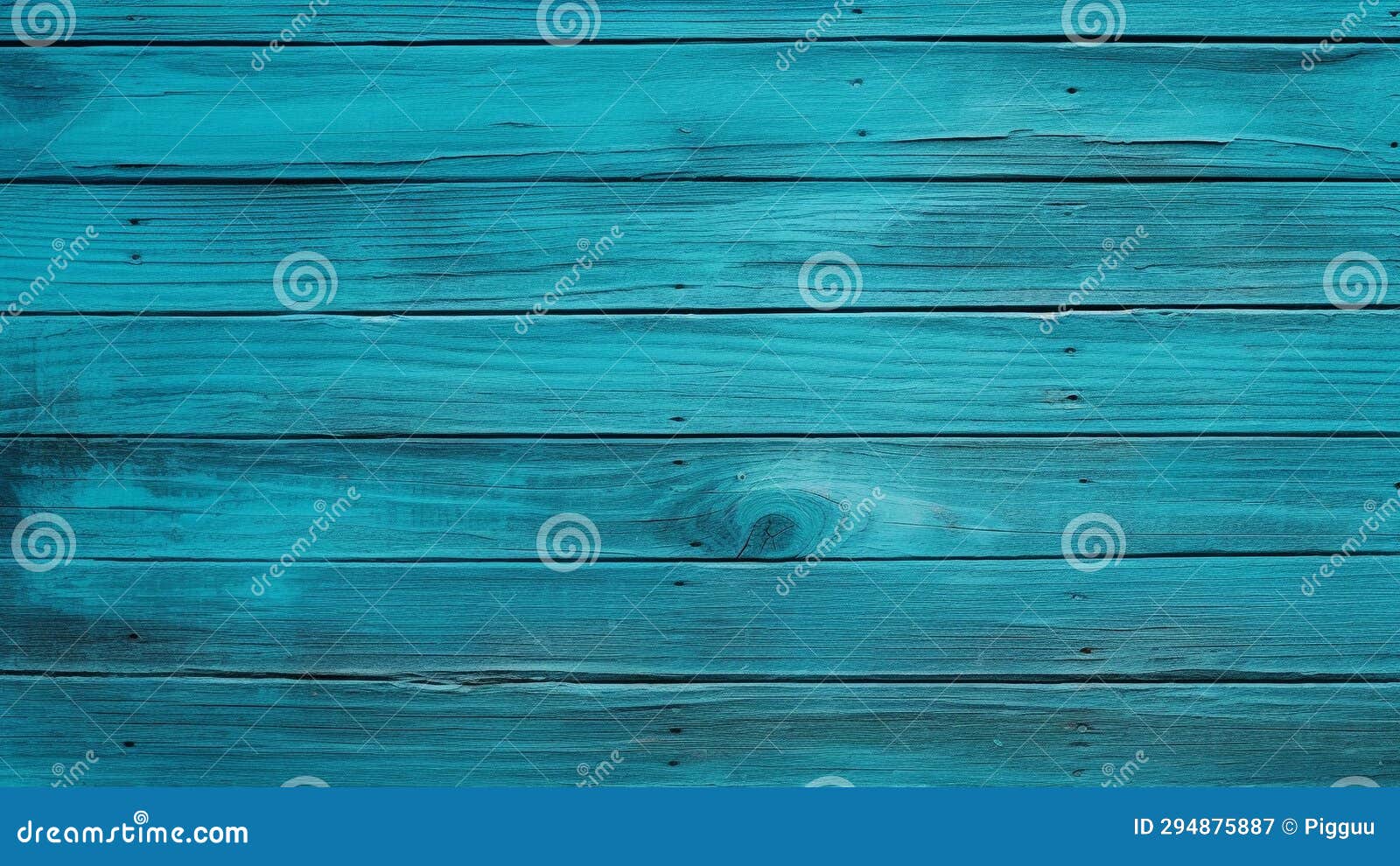 Wood Background. Blank Turquoise Color Wall with Space for Graphic ...