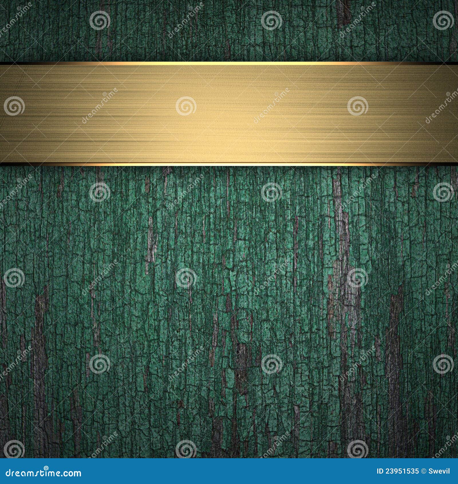 Golden Band With Green Gradient Background Stock Photography ...