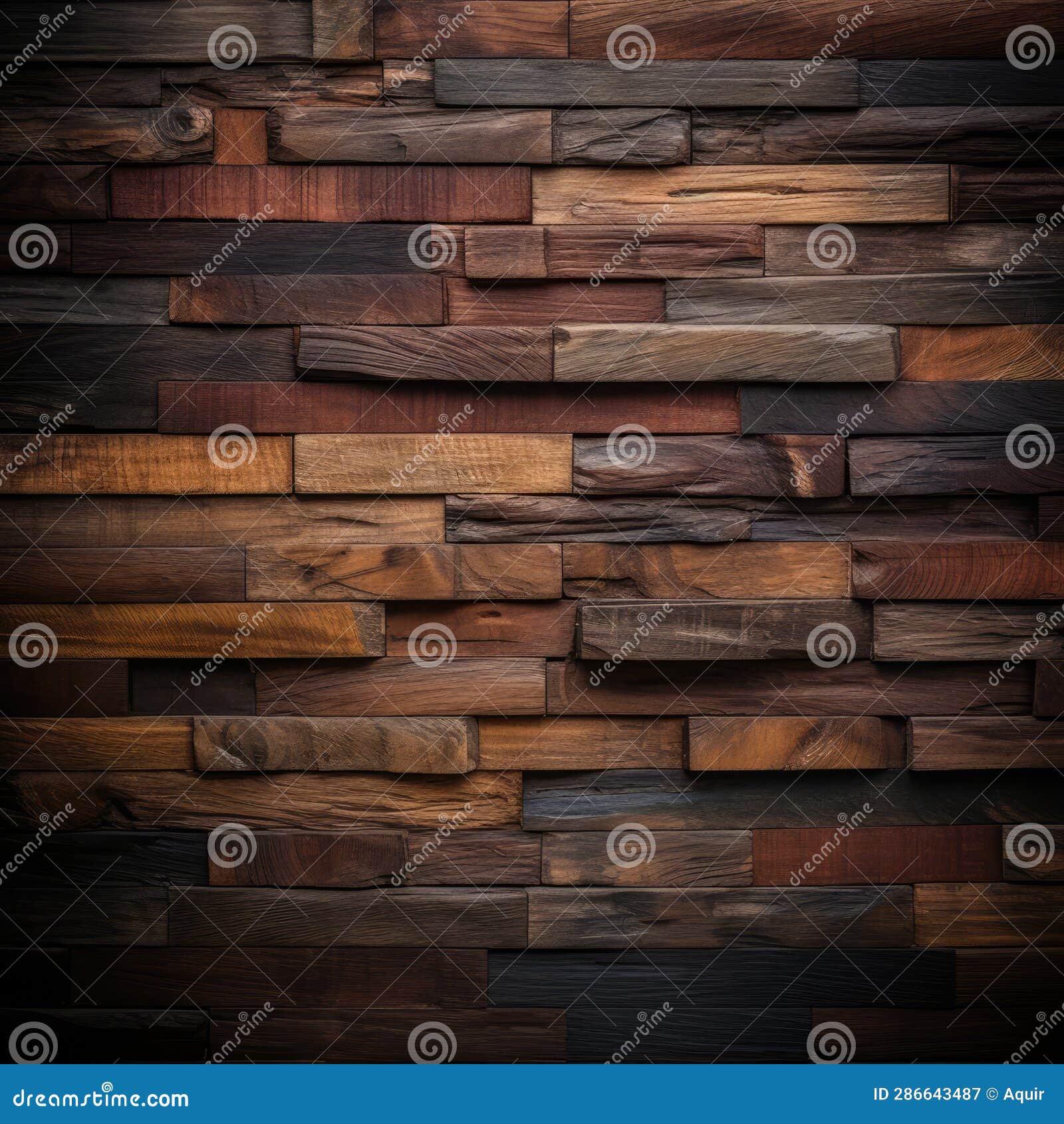 Wood Background. Modern Wooden Facing Background. Dark Wooden Banner ...