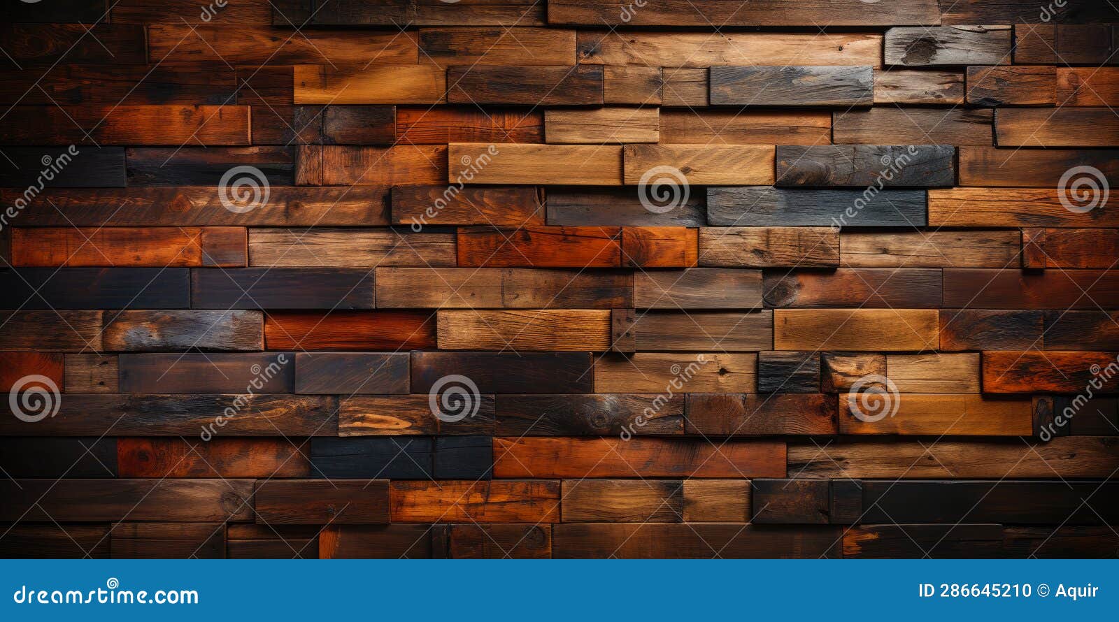 Wood Background. Modern Wooden Facing Background. Dark Wooden Banner ...