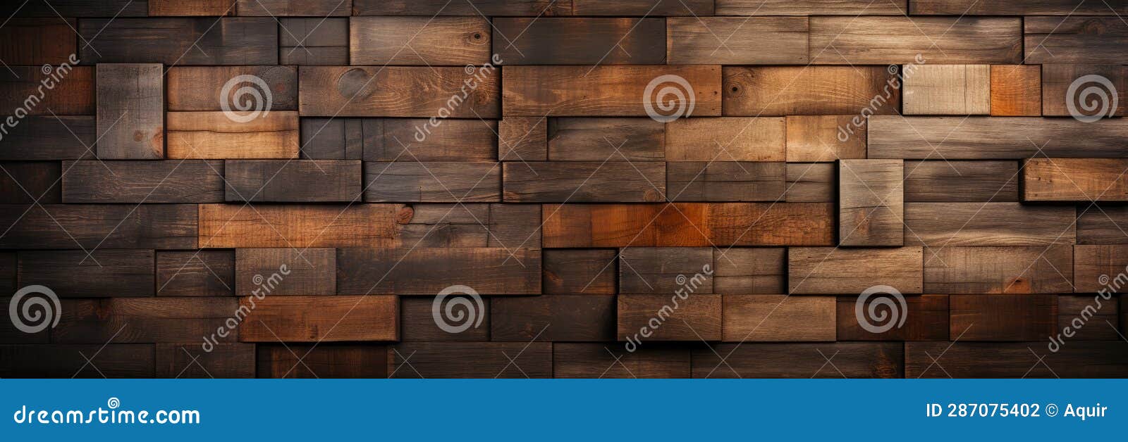Wood Background. Modern Wooden Facing Background. Dark Wooden Banner ...