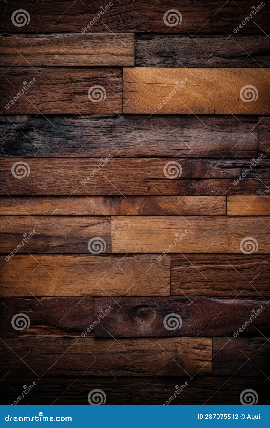 Wood Background. Modern Wooden Facing Background. Dark Wooden Banner ...