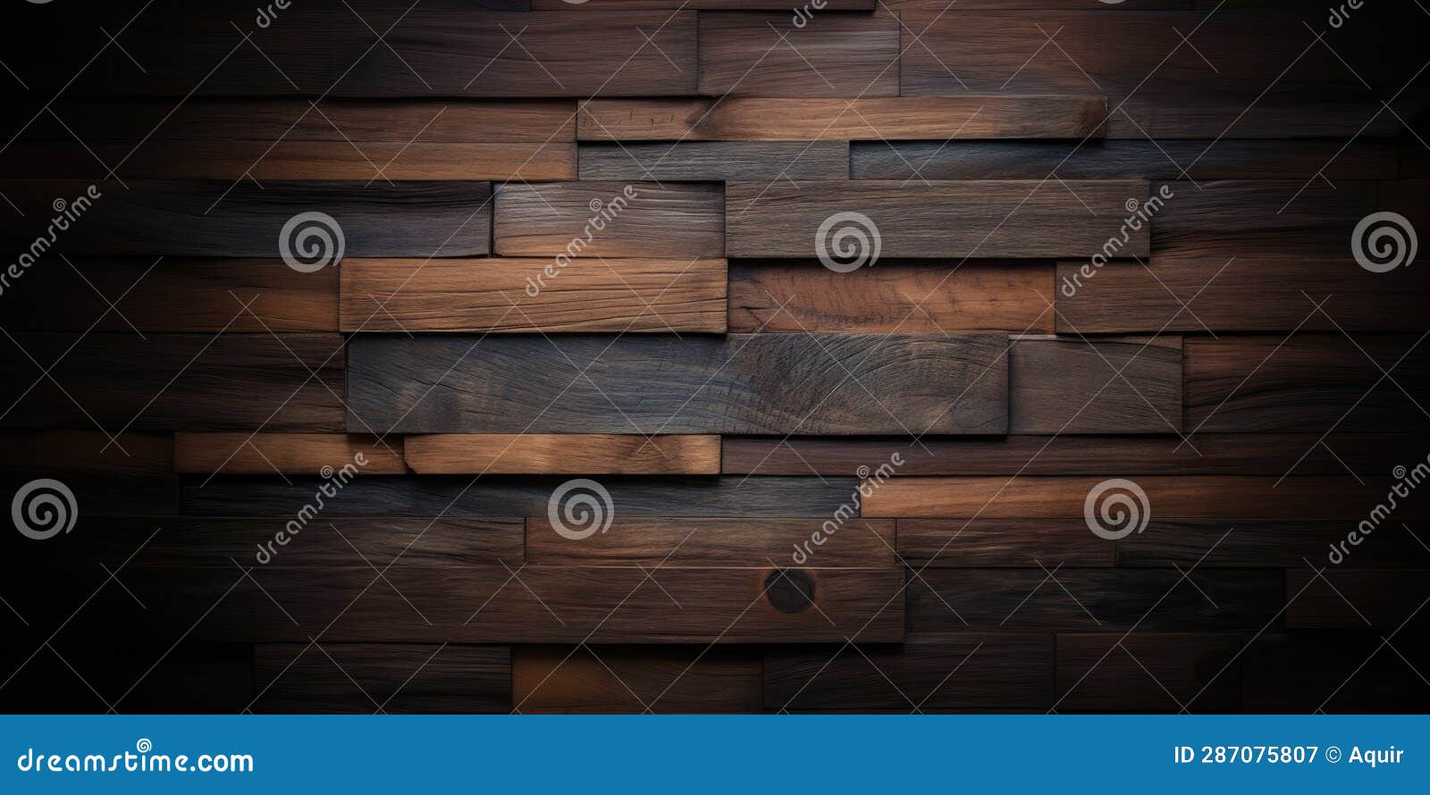 Wood Background. Modern Wooden Facing Background. Dark Wooden Banner ...