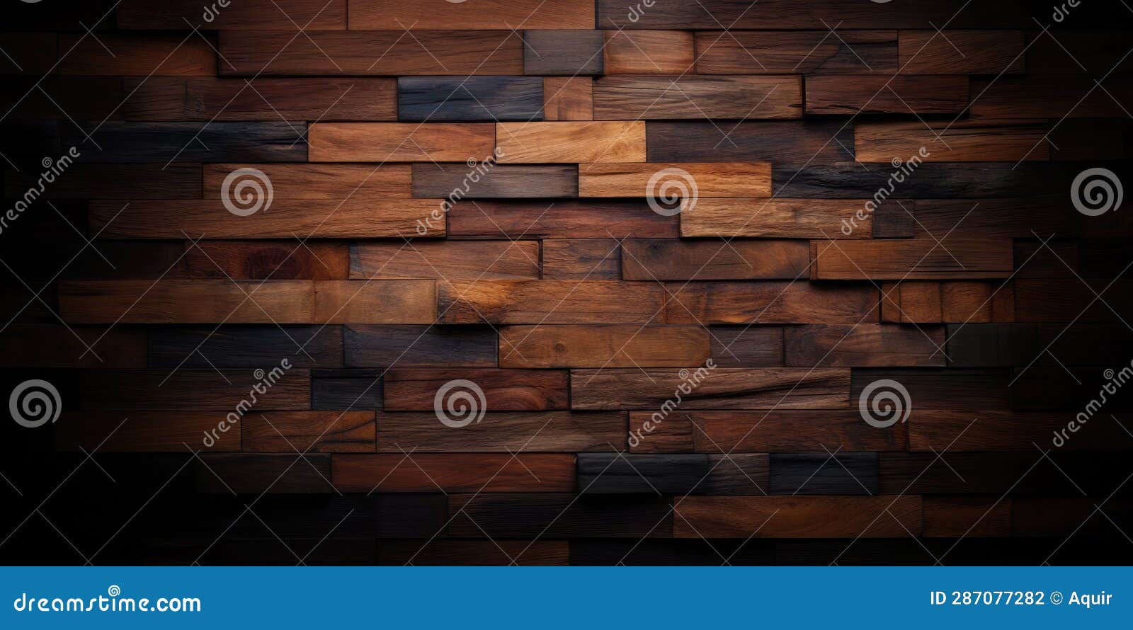 Wood Background. Modern Wooden Facing Background. Dark Wooden Banner ...