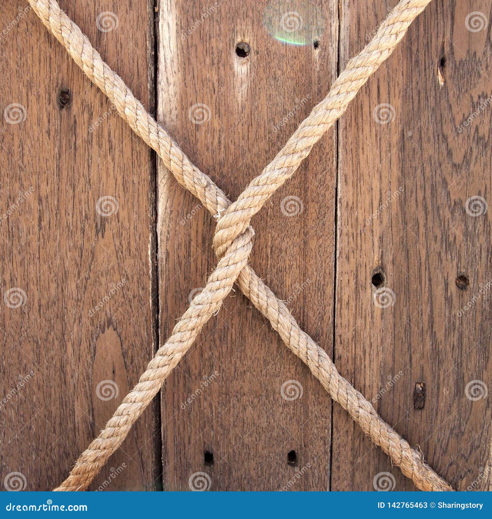 Wood background with rope stock image. Image of panel - 142765463