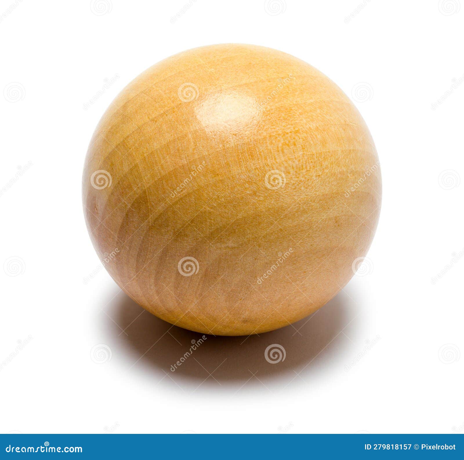 Wood Ball stock image. Image of sports, white, sphere - 279818157
