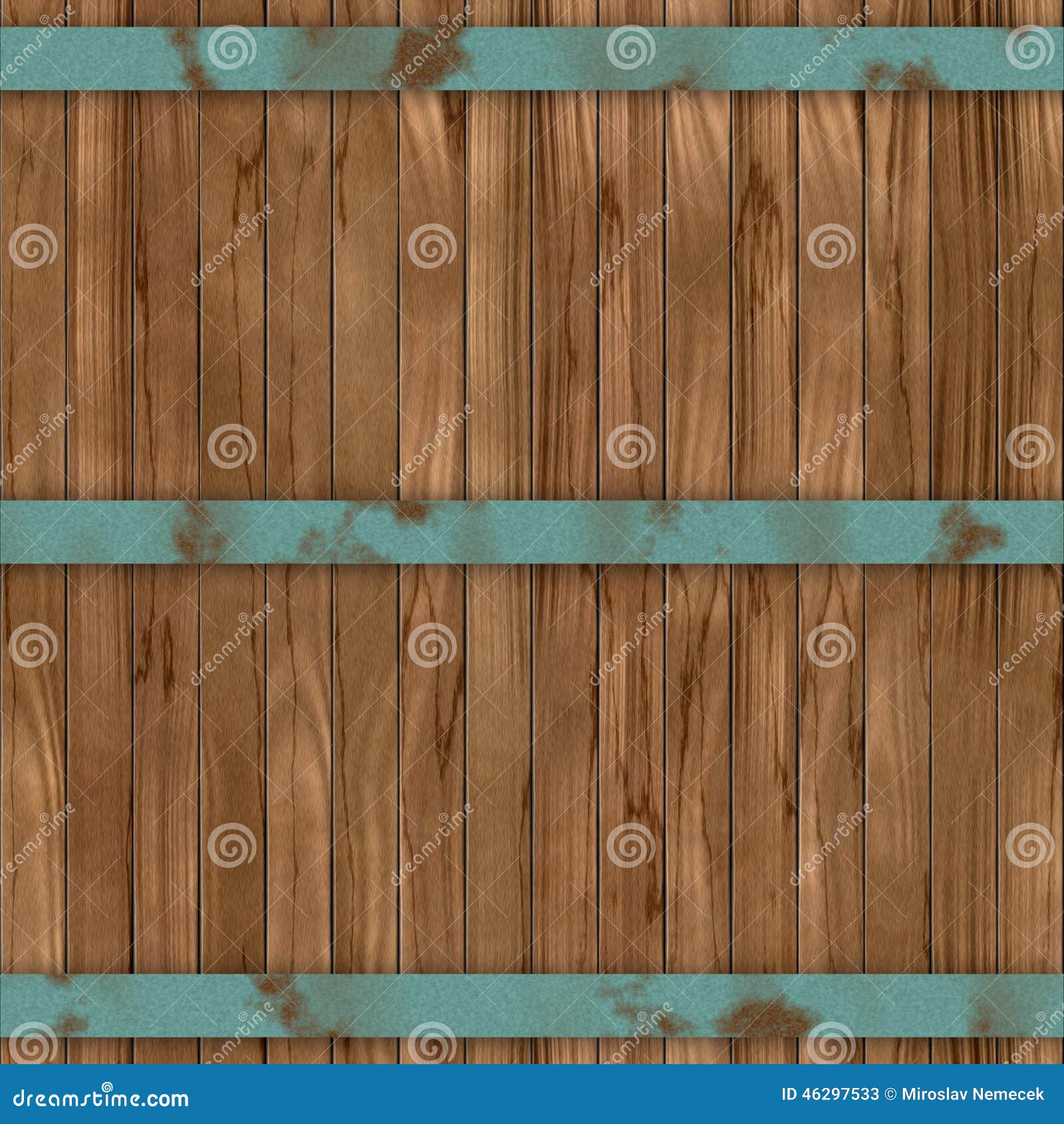 Wood Barrel Generated Seamless Hires Texture Stock Illustration ...