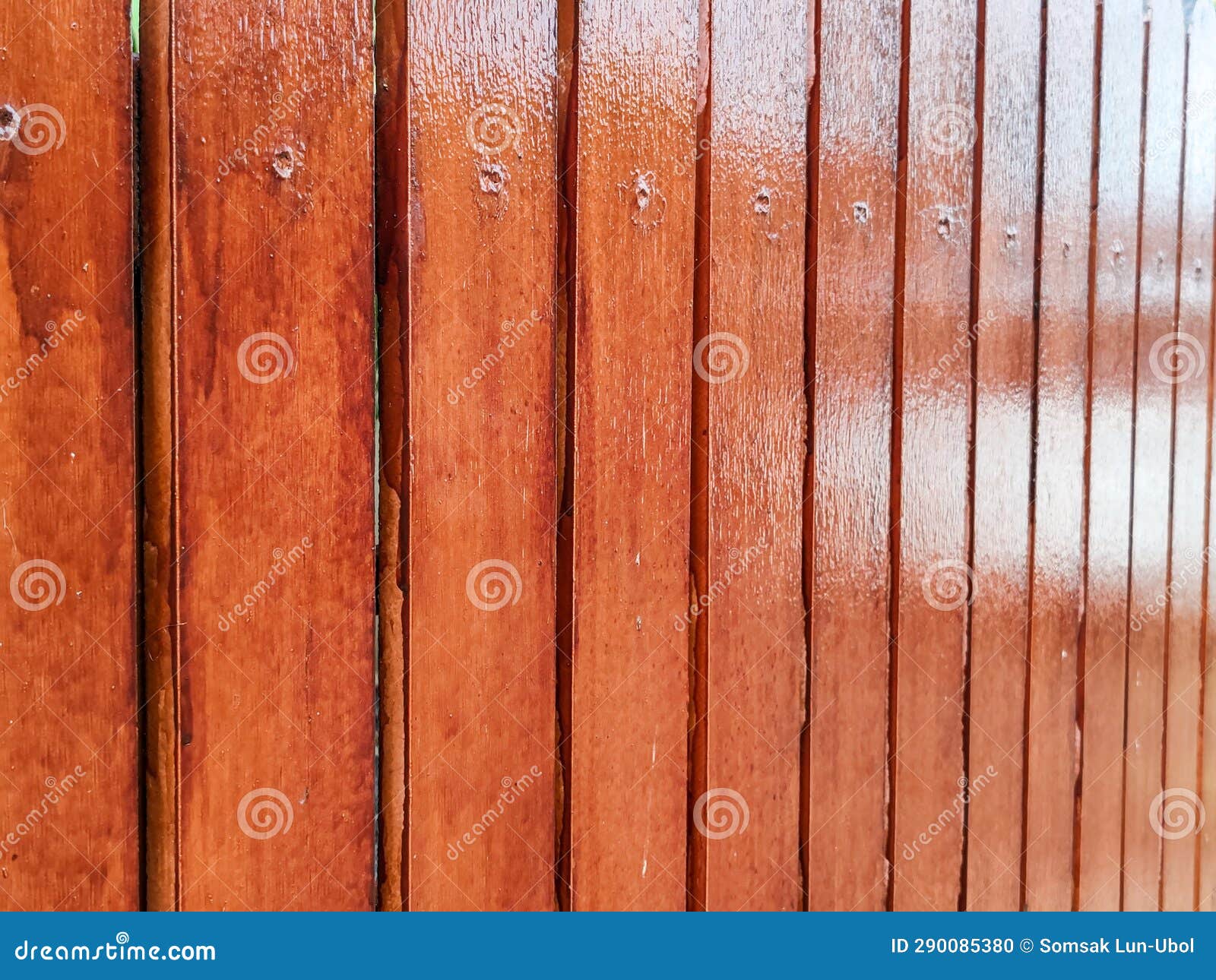 Wood Battens Wall Pattern Texture. Stock Photo - Image of floor, door ...