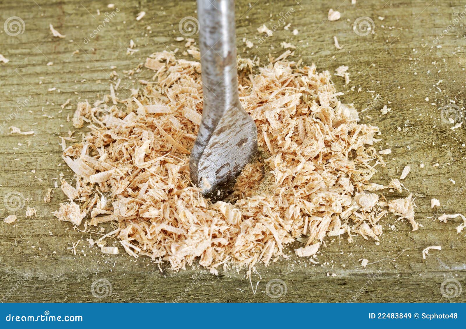 Wood bit stock image. Image of tool, repair, project - 22483849