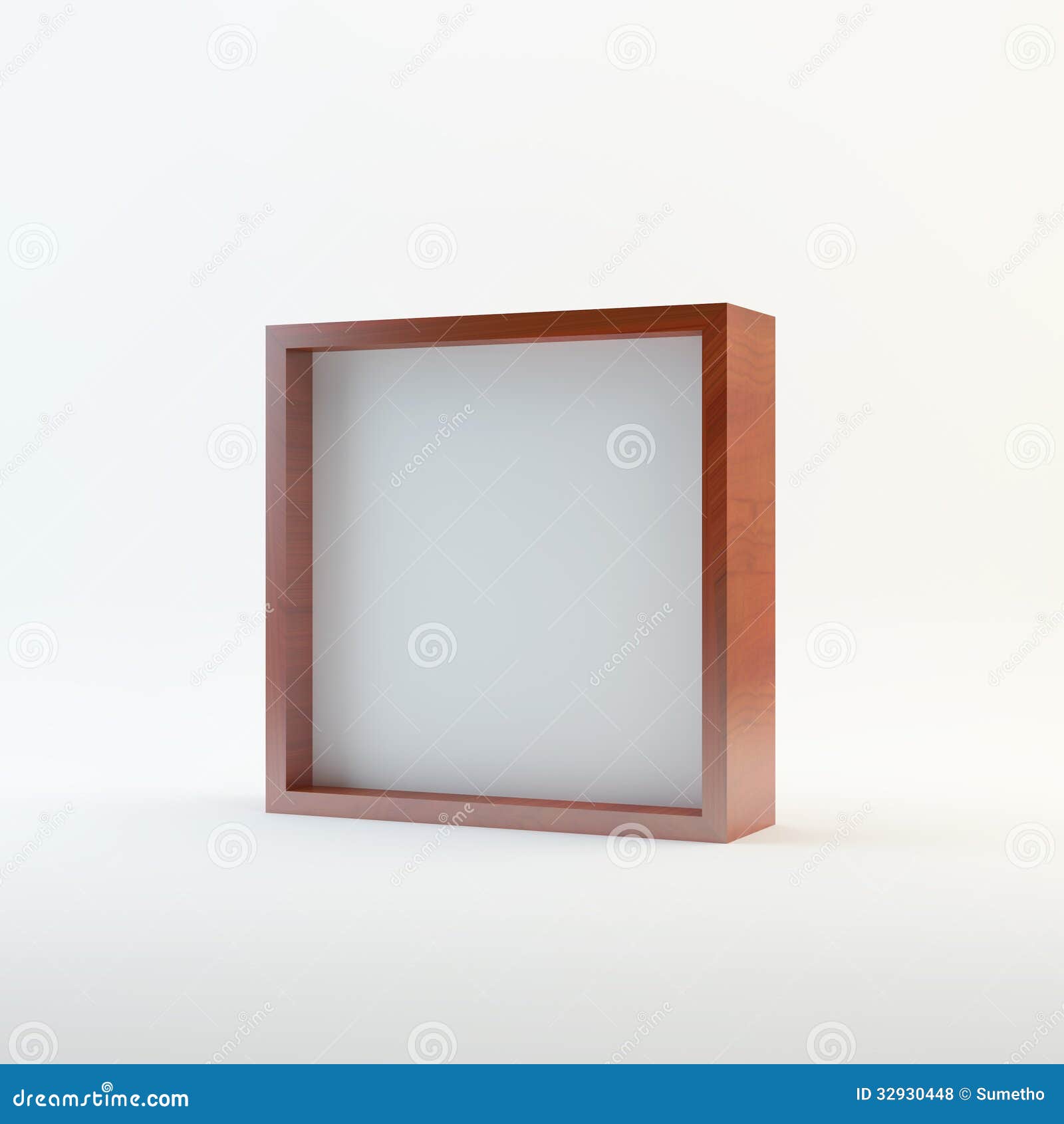Wood blank box display stock illustration. Illustration of board - 32930448
