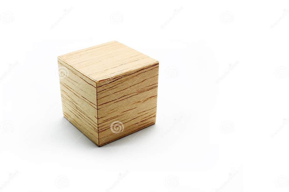 Wood block cube stock image. Image of colour, object, block - 8073275