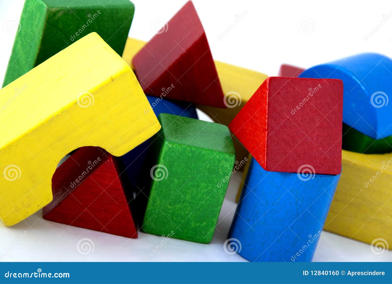 Wood blocks stock photo. Image of construction, build - 12840160