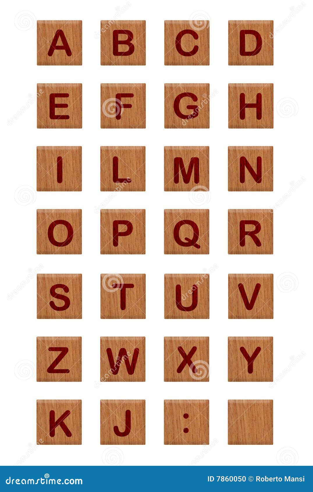 Wood Blocks Alphabet 2 stock photo. Image of children - 7860050
