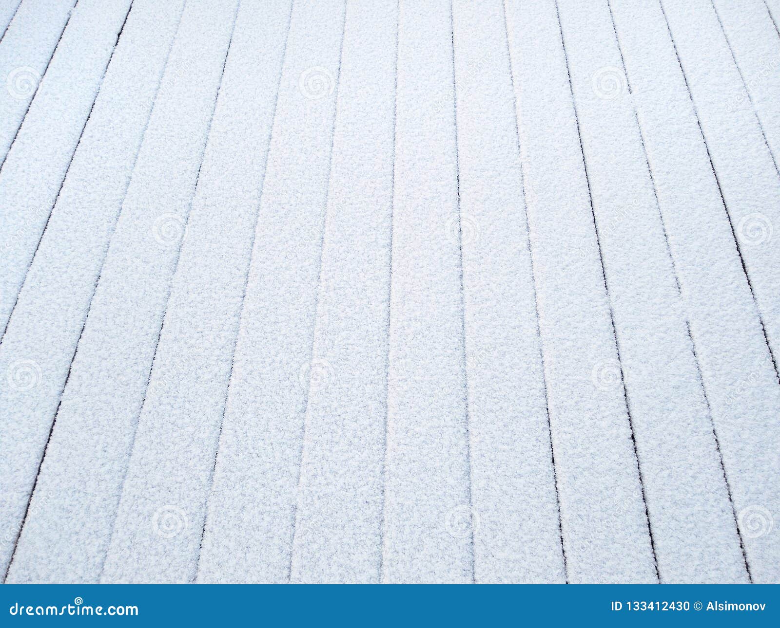 Wood Boards Covered with Natural Frost. Background Image, Texture Stock ...