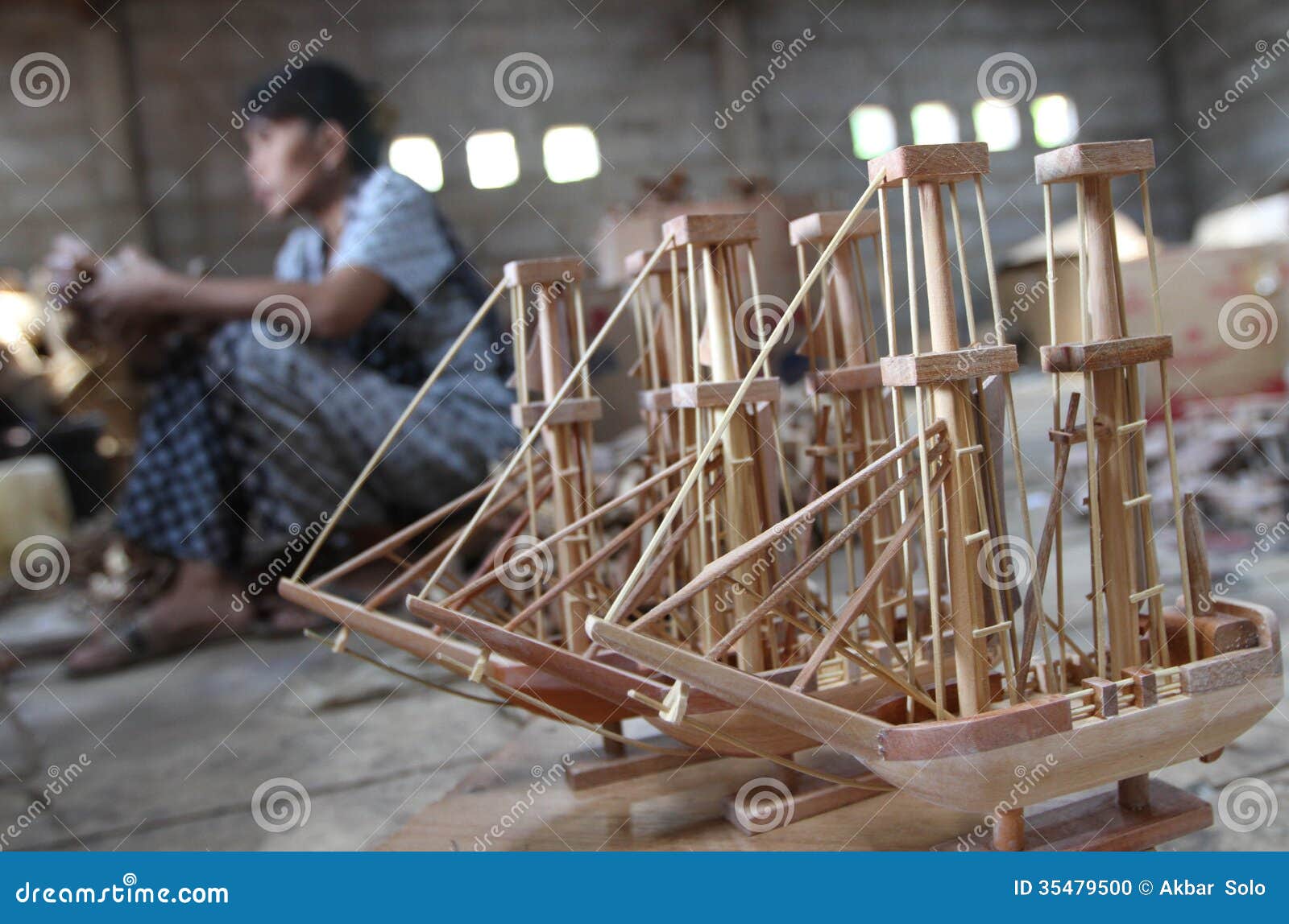 Wood boat craft editorial image. Image of worker, editorial - 35479500