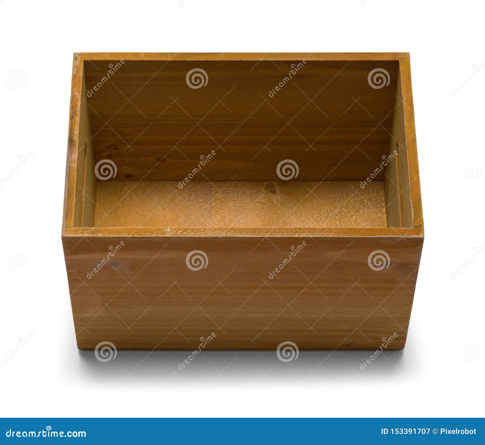 Wood Box Open stock image. Image of rustic, rectangle - 153391707
