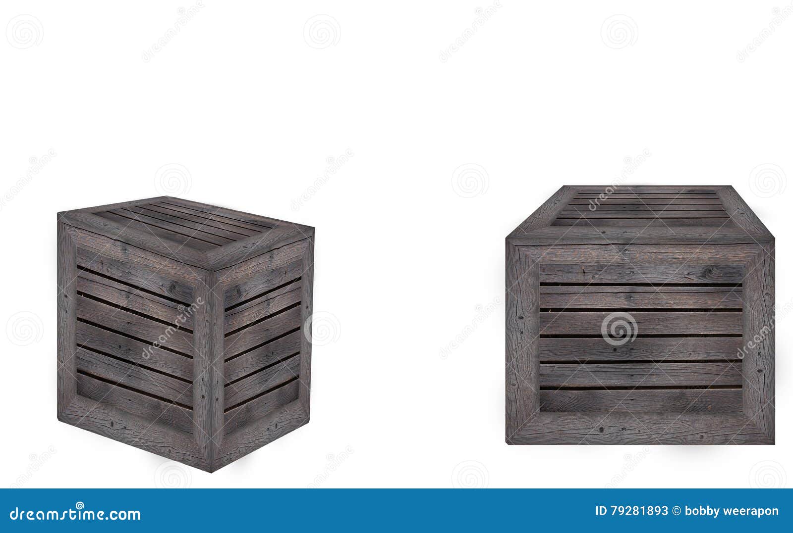 Wood box white background stock image. Image of muangthong - 79281893