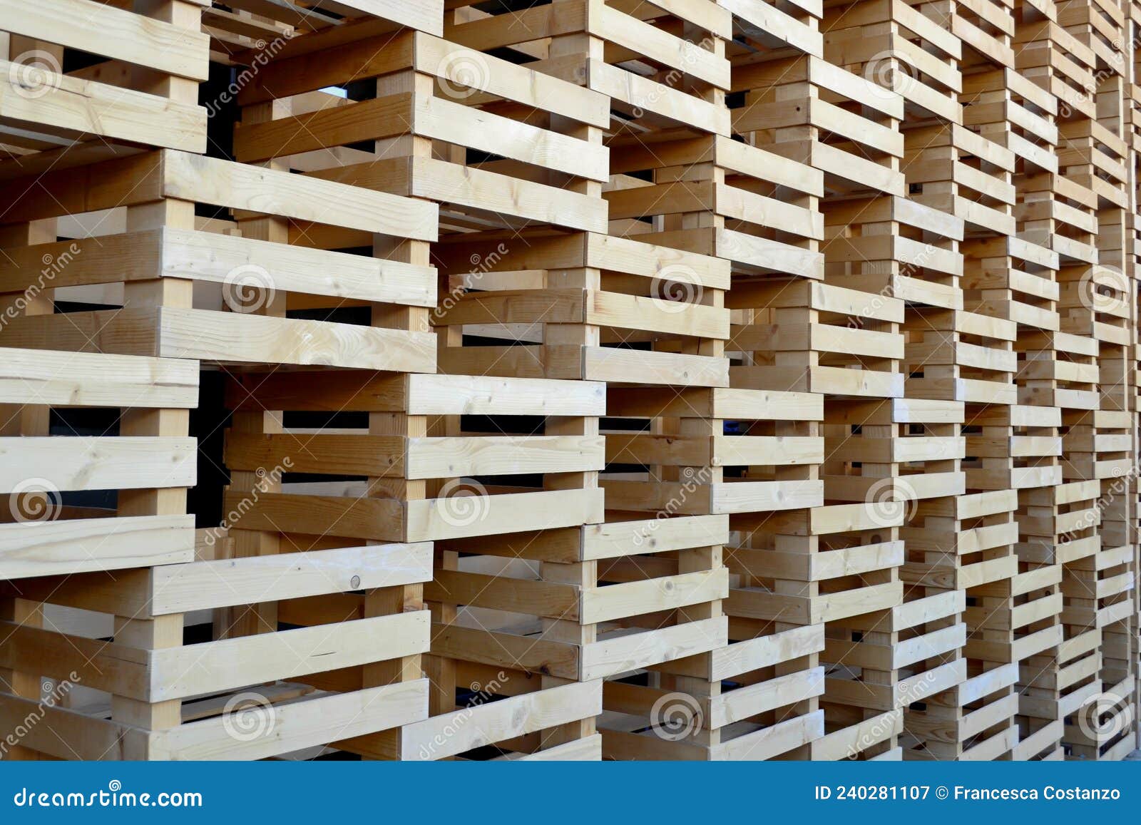 Wood boxes stock image. Image of wooden, boxes, stacked - 240281107