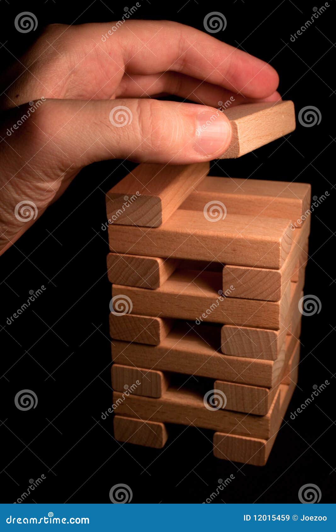 Wood brick tower stock image. Image of texture, rubble - 12015459