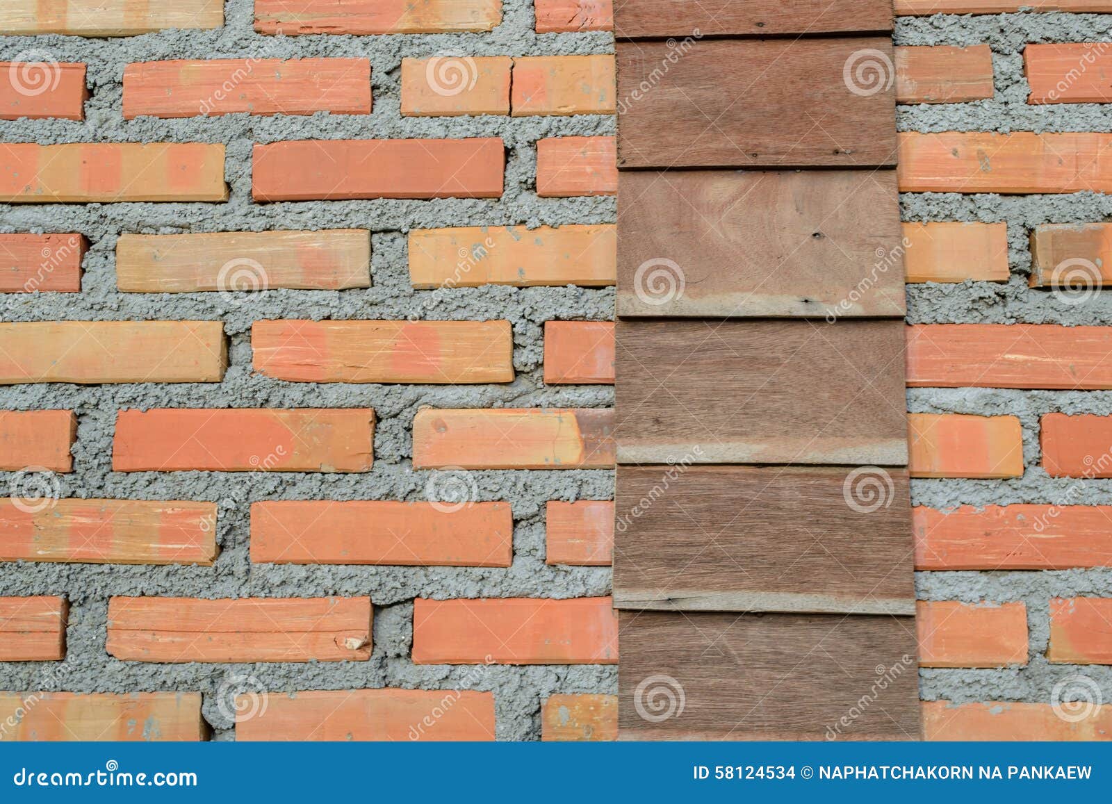 Wood and Brick Wall Texture Stock Photo - Image of surface, backdrop ...
