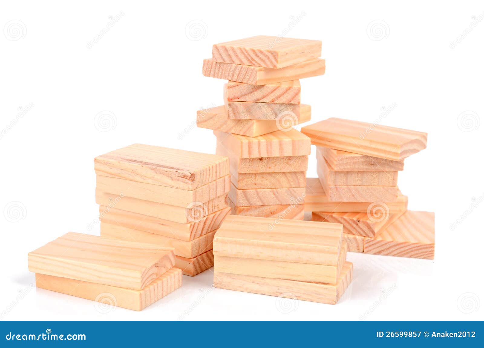 Wood bricks stock image. Image of white, structure, game - 26599857