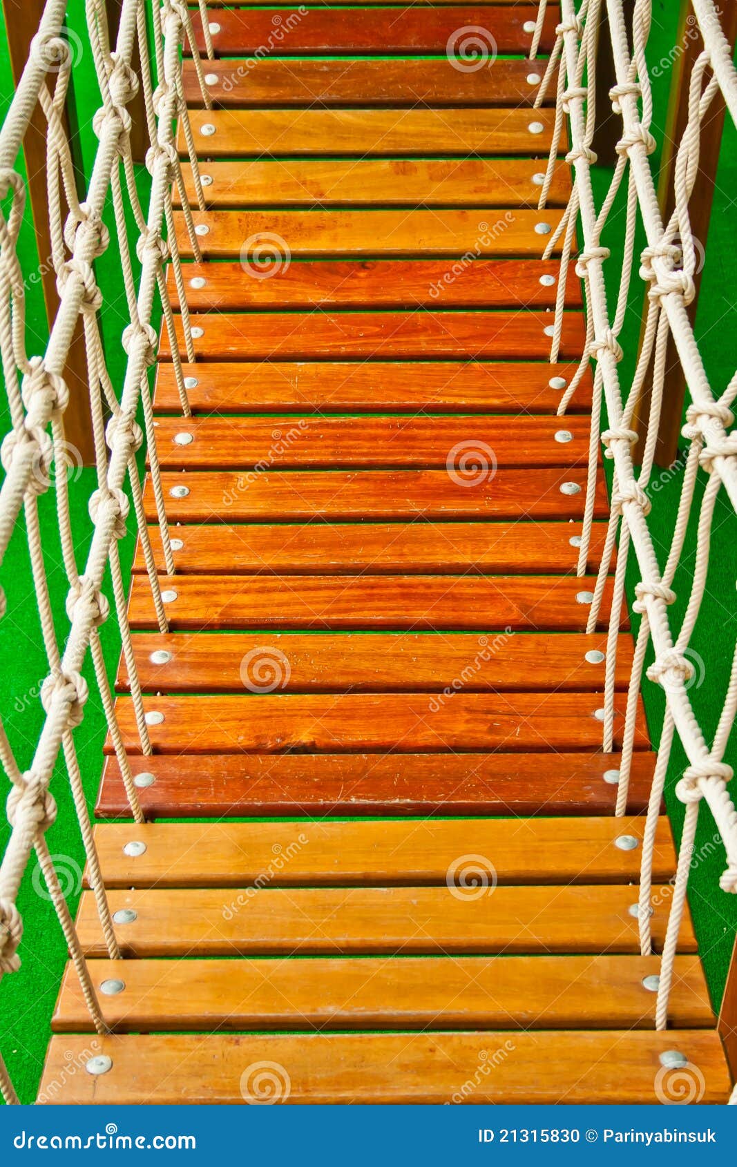 Wood bridge at playground stock photo. Image of extreme - 21315830