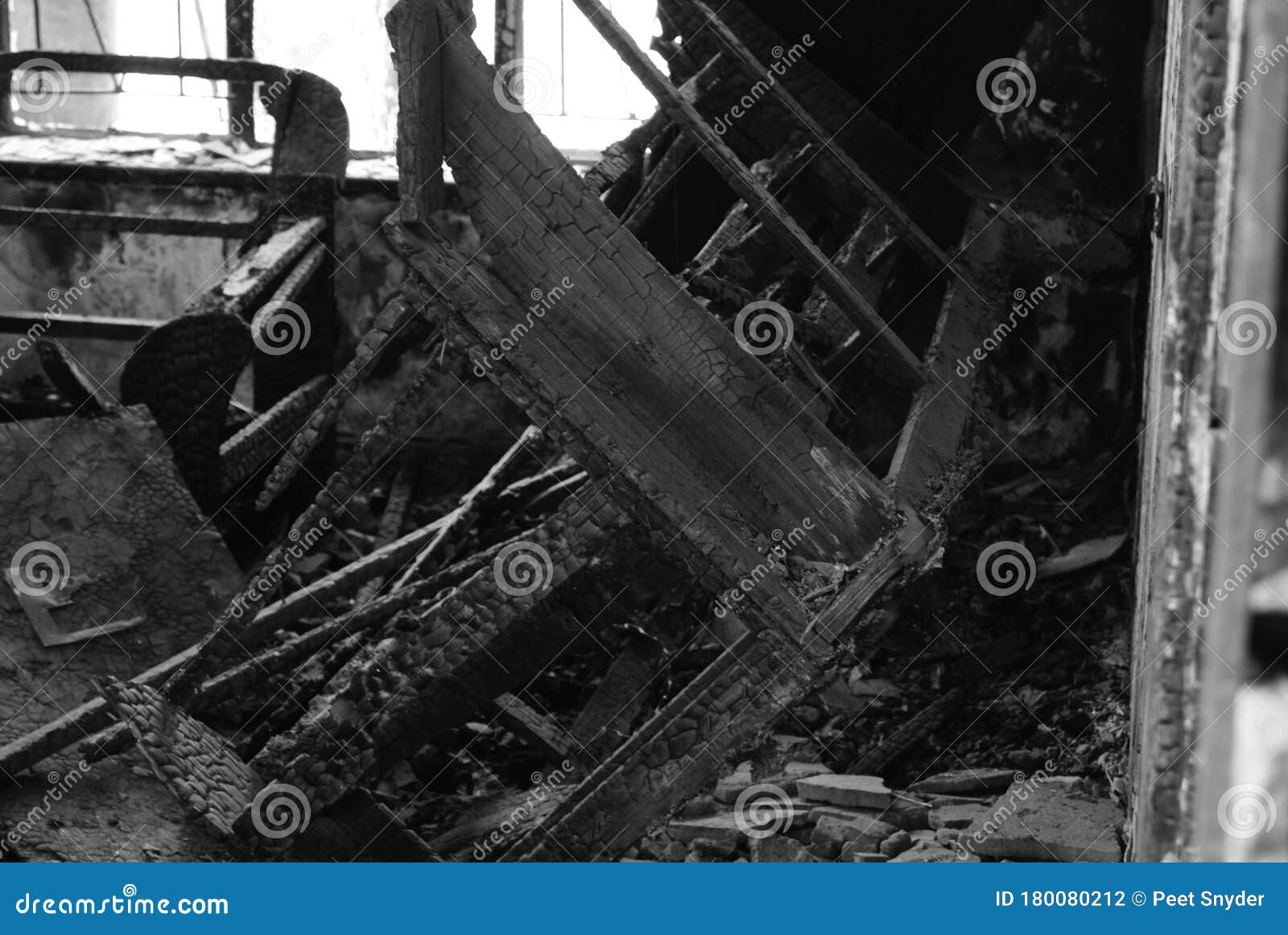 Wood Burned in Home that Burned Down Stock Photo - Image of fire, home ...