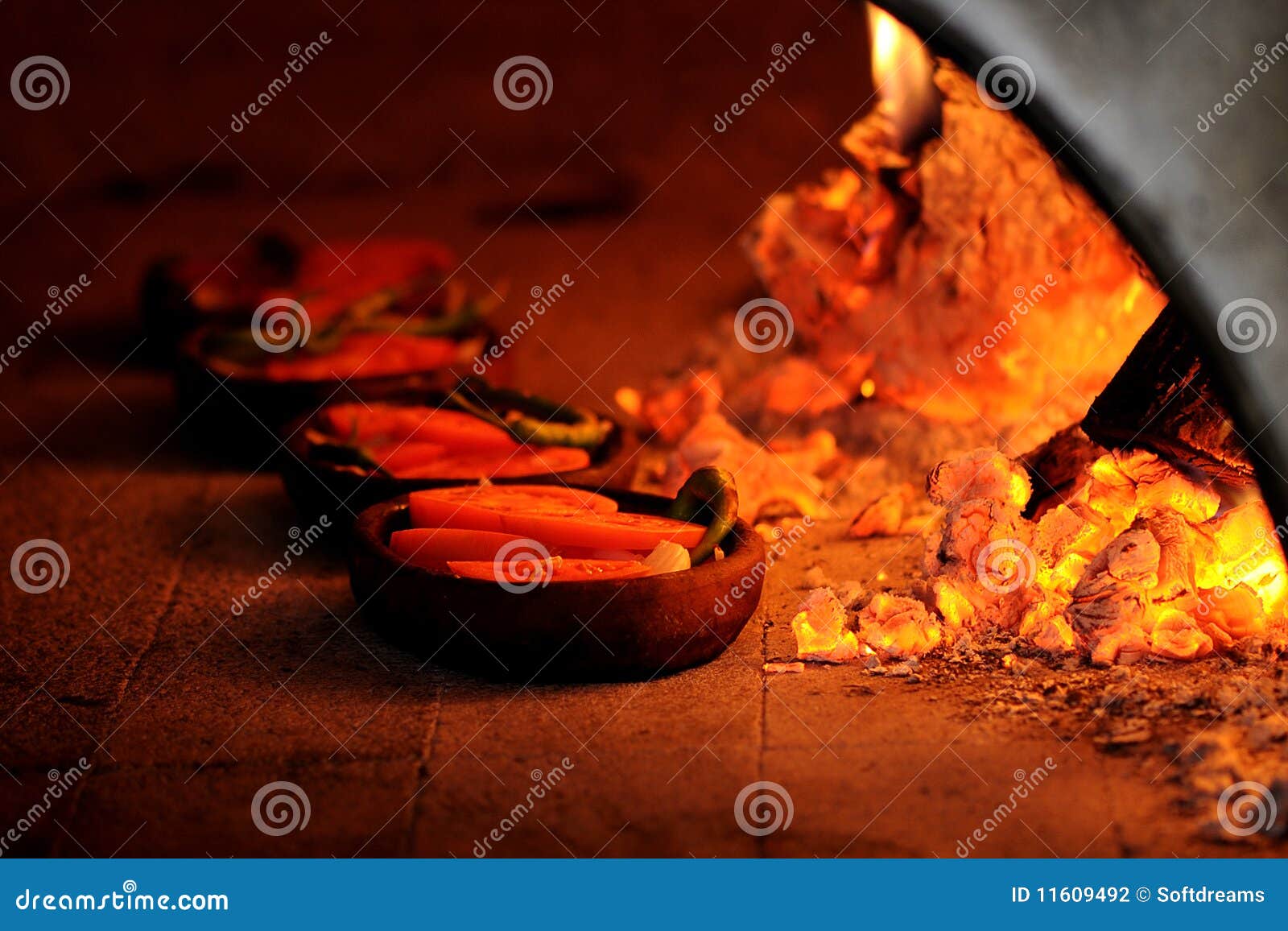 Wood burning oven stock photo. Image of fireplace, crust - 11609492