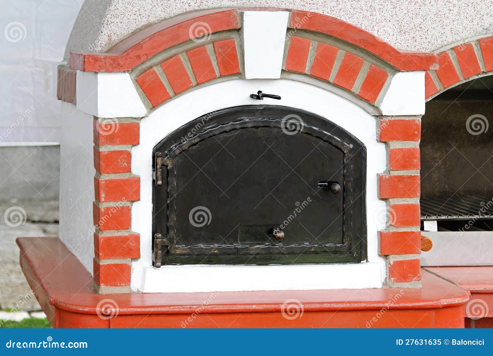 Wood burning oven stock image. Image of door, firepit - 27631635