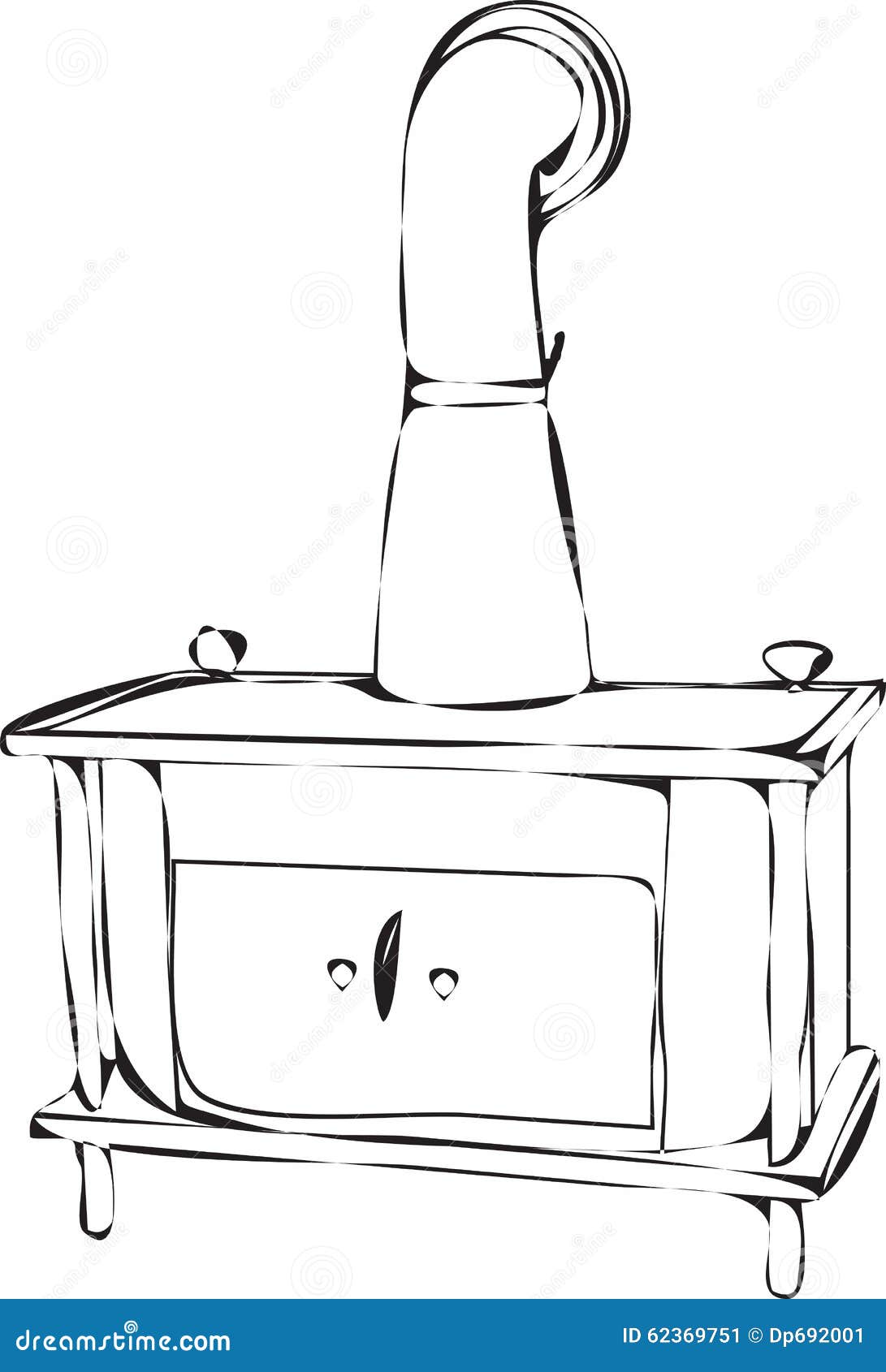 Wood Burning Stove Coloring Pages