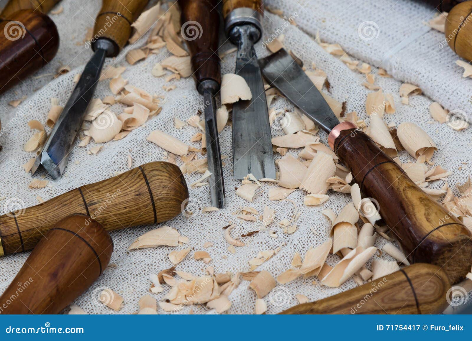 Wood carver tools stock image. Image of activity, wood - 71754417