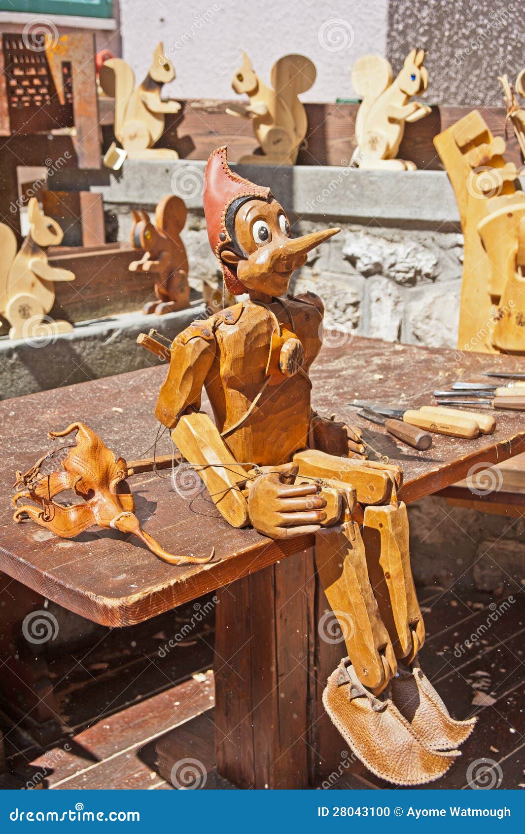 Wood carvers workshop editorial image. Image of attraction - 28043100