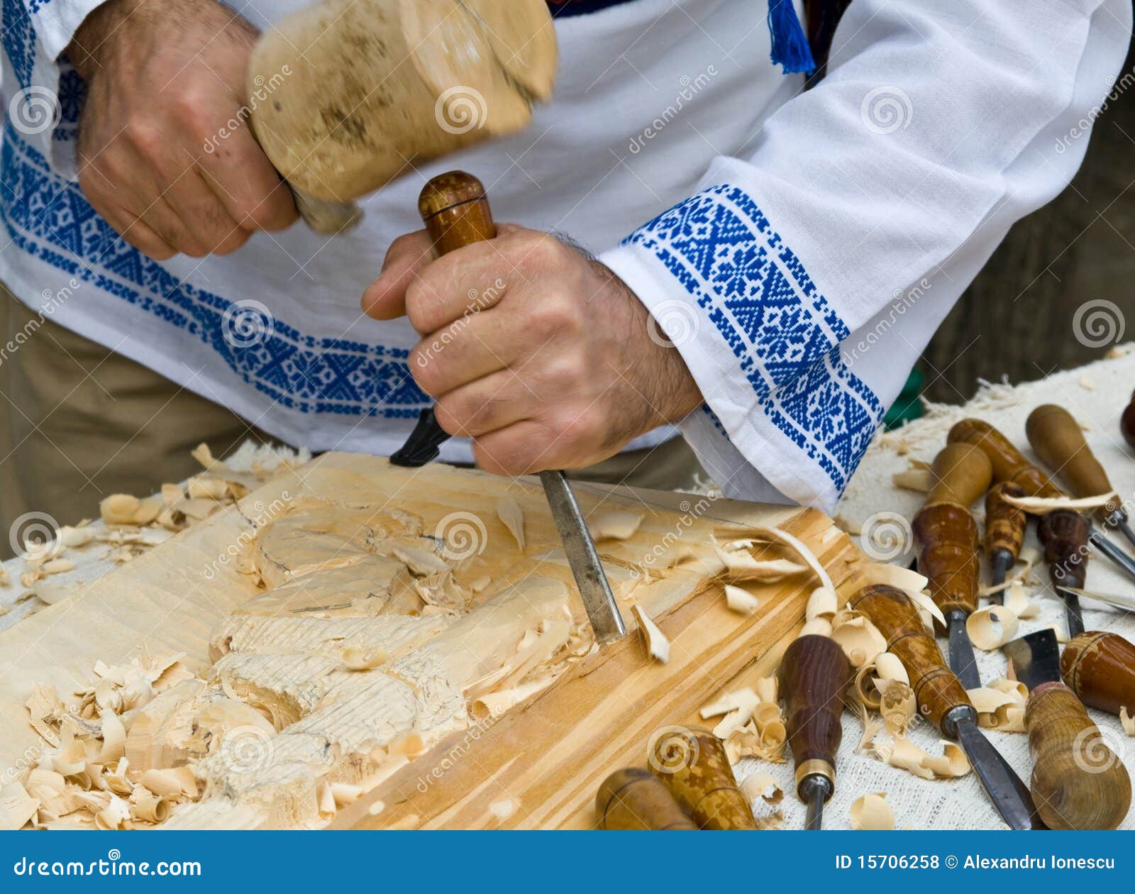 Wood Carving stock photo. Image of carver, handmade, creation - 15706258