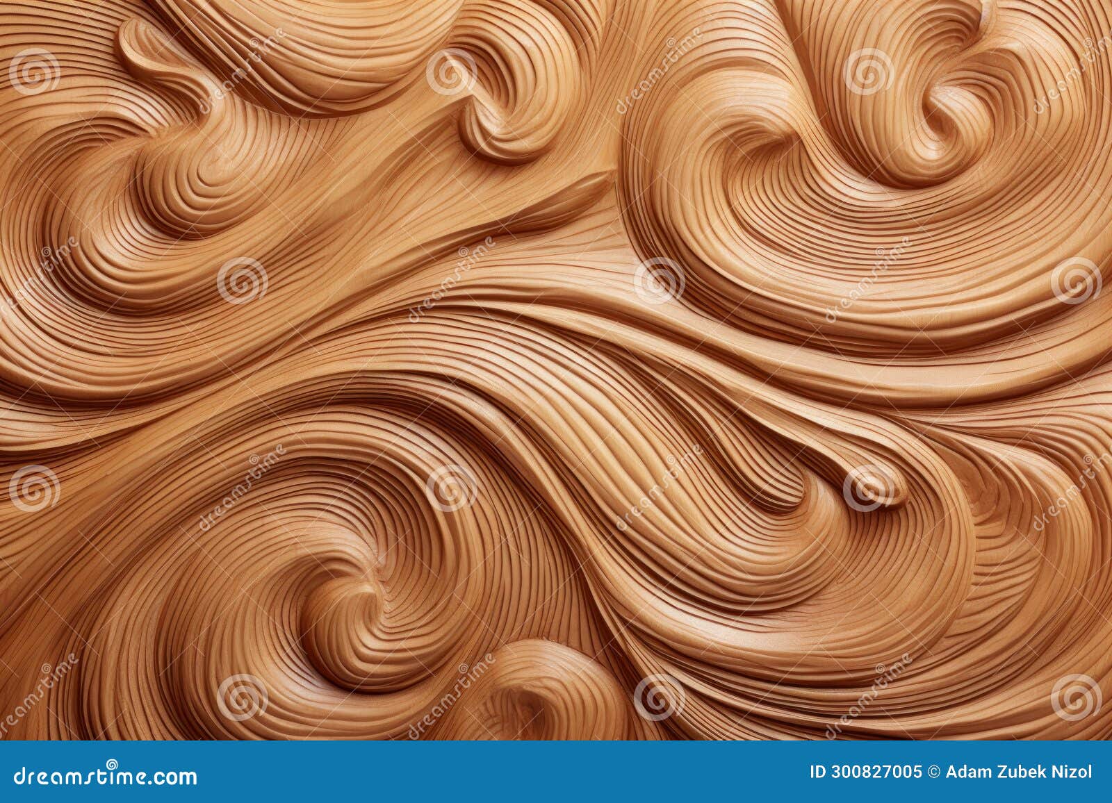A wood carving of waves stock illustration. Illustration of texture ...