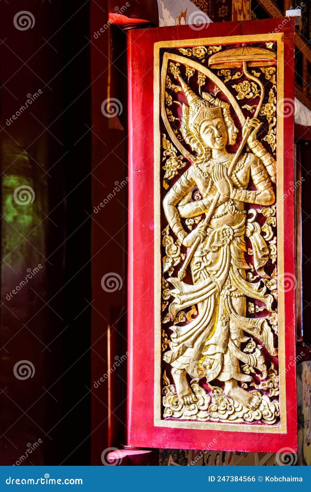 Wood Carving on Window Panel Stock Photo - Image of pattern, carved ...