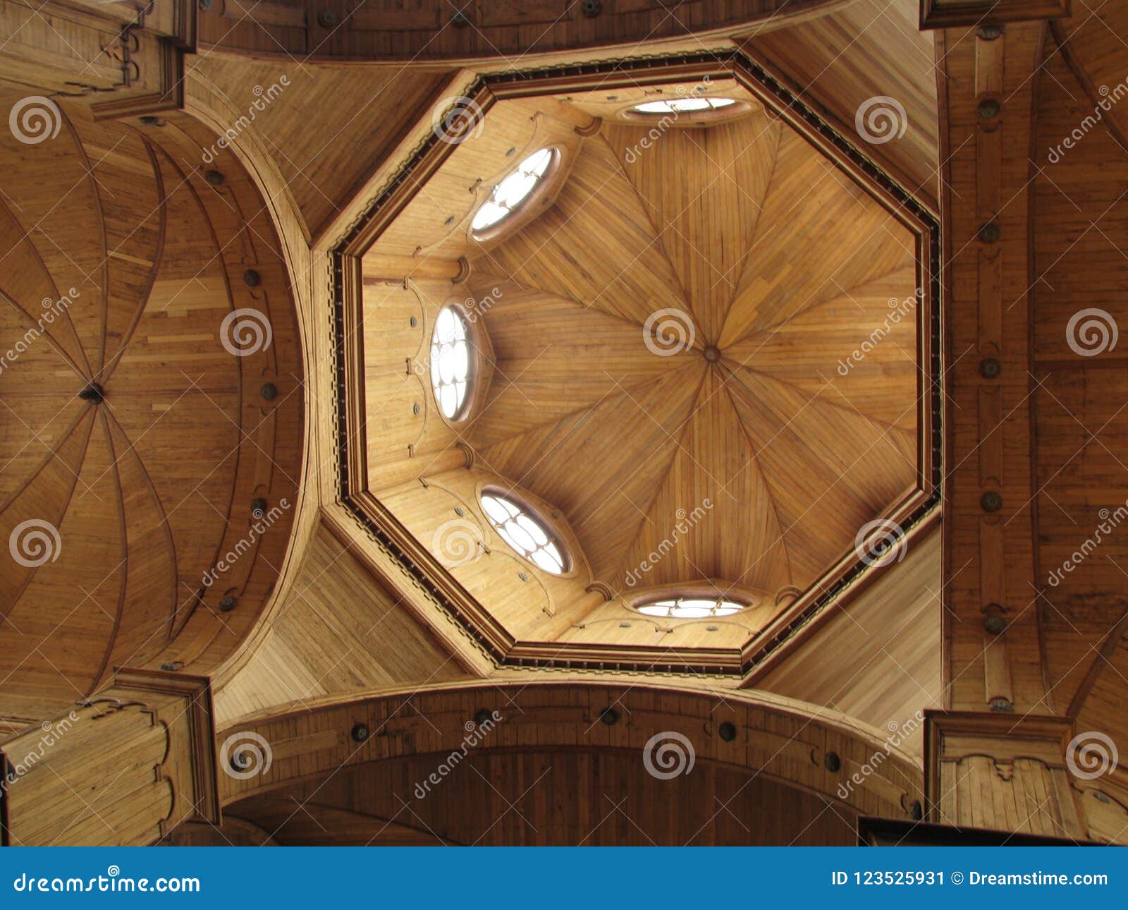 Wood Cathedral stock image. Image of cathedral, castro - 123525931