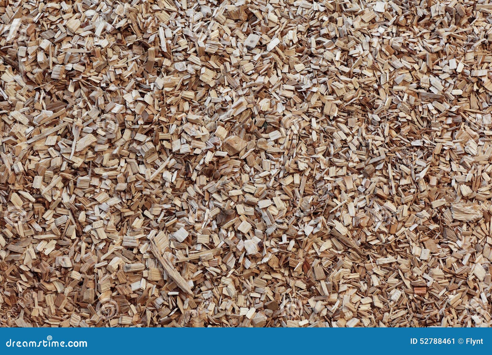 Wood Chip Bark Chippings Having Been Shredded For Use As A Garden Mulch ...