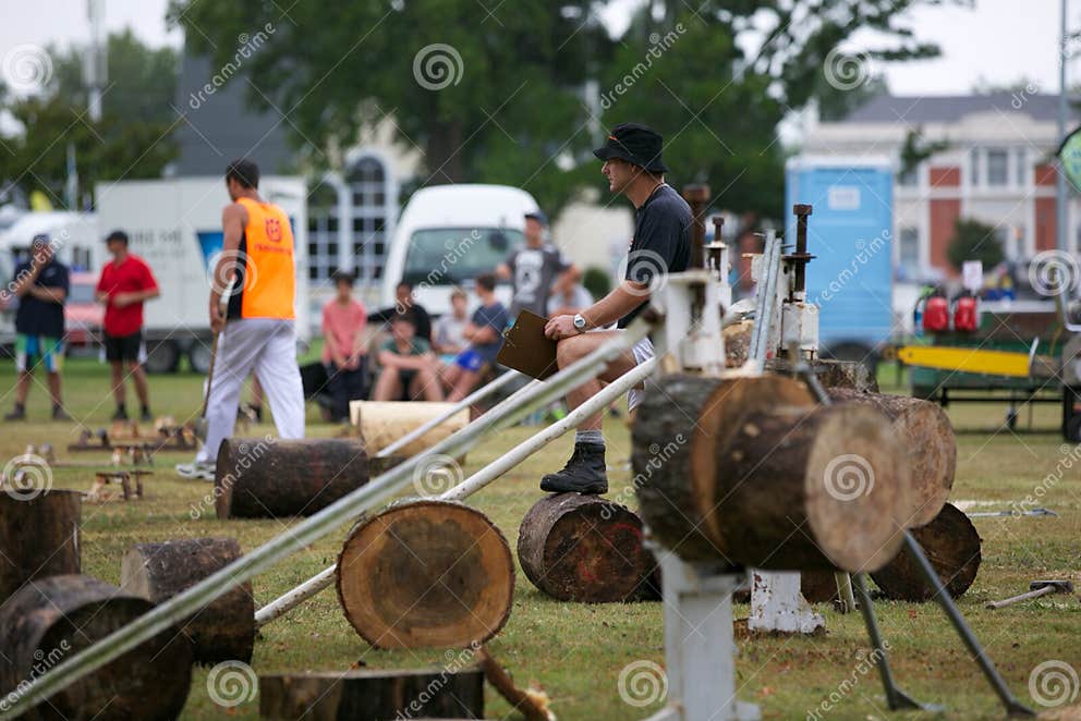Wood chopper. editorial photography. Image of games, cultural - 37656532