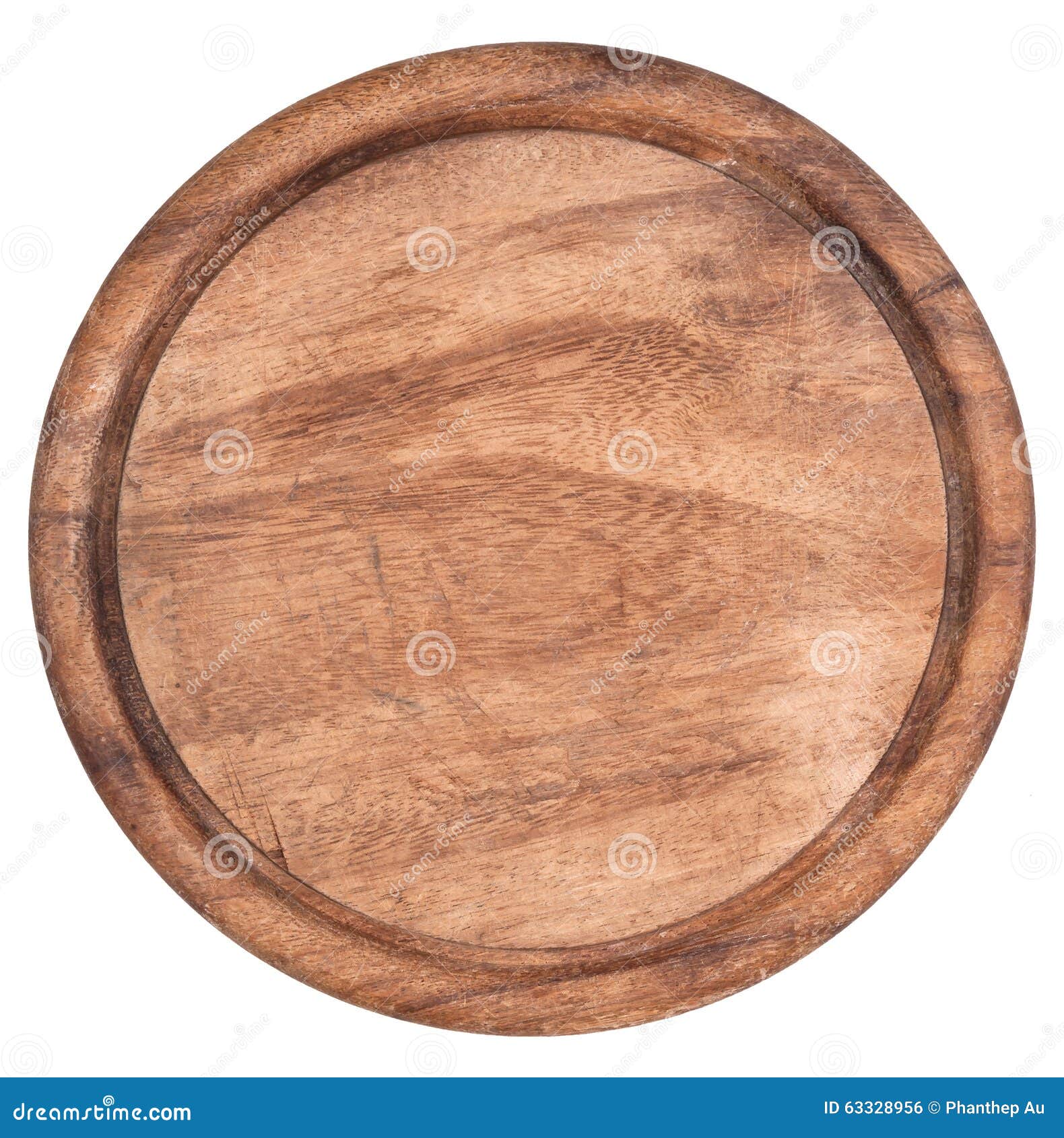 Wood Chopping Block on White Background Stock Photo - Image of dirty ...