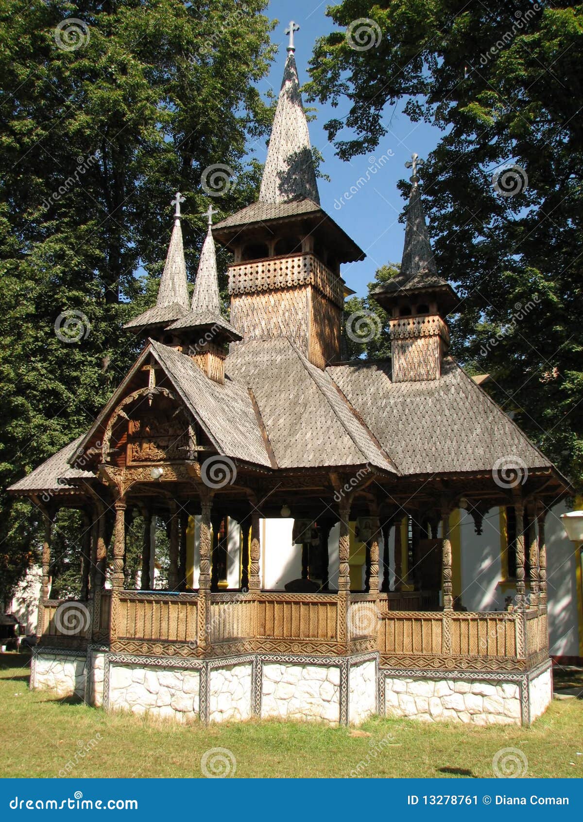 Wood church stock image. Image of jesus, prayer, church - 13278761