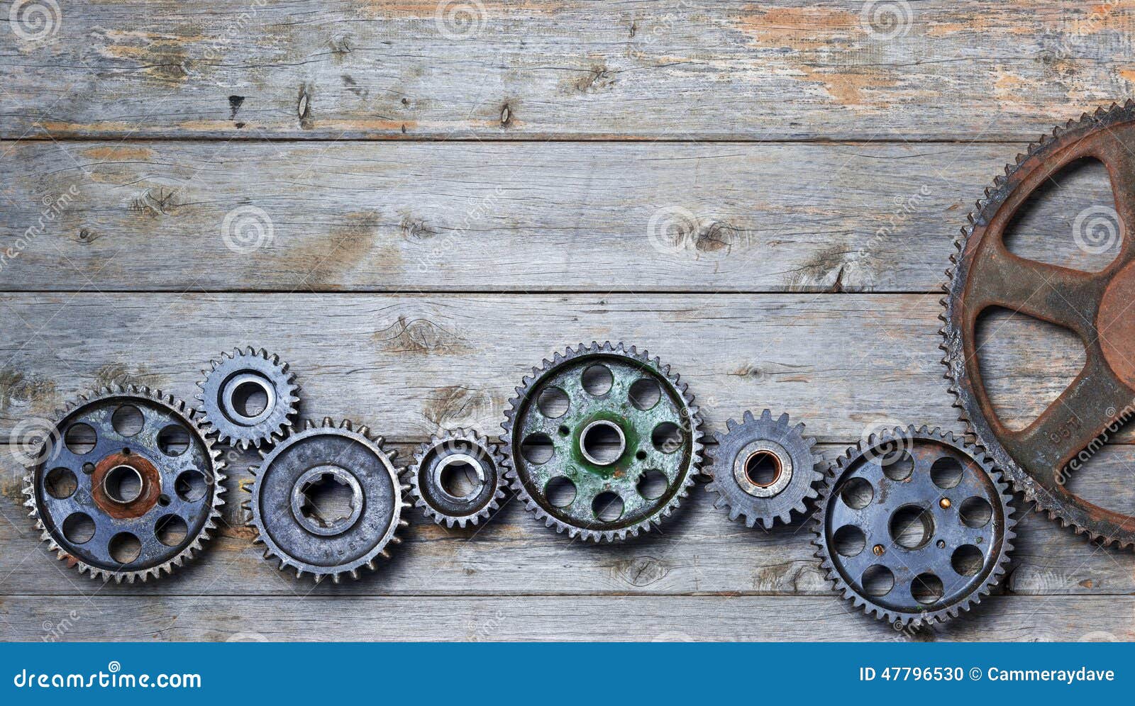 Wood Cogs Technology Industry Business Background Stock Photo - Image ...