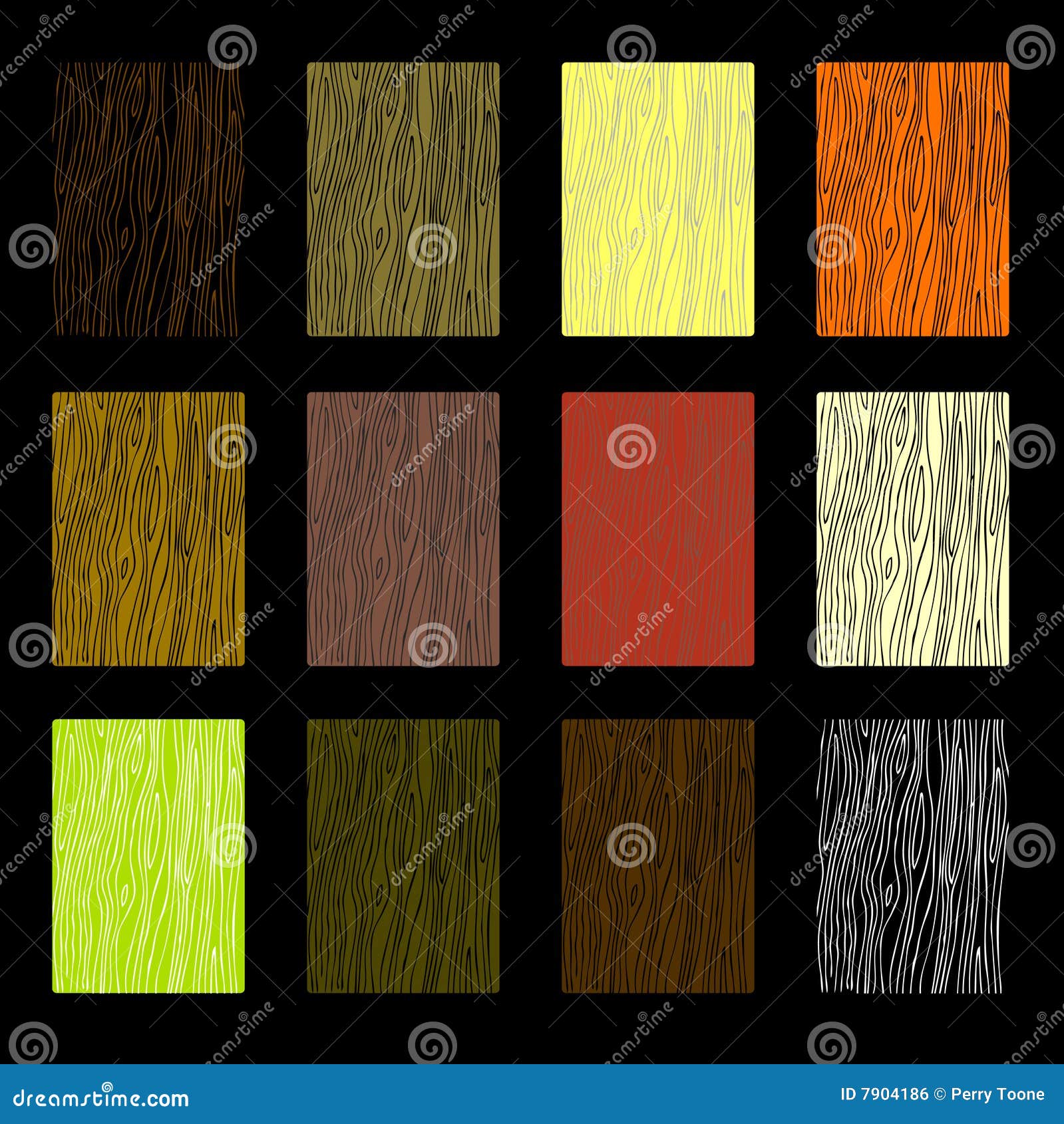 Wood Color Samples stock vector. Illustration of color - 7904186