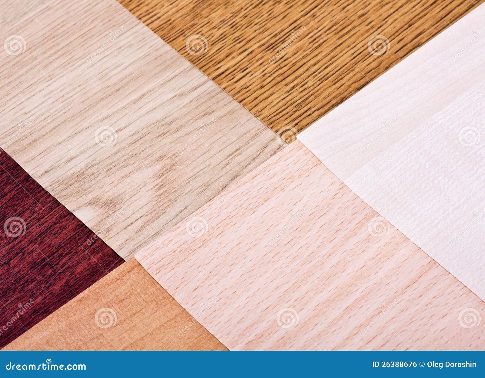 Wood Color and Texture Samples Stock Photo - Image of palette, layout ...