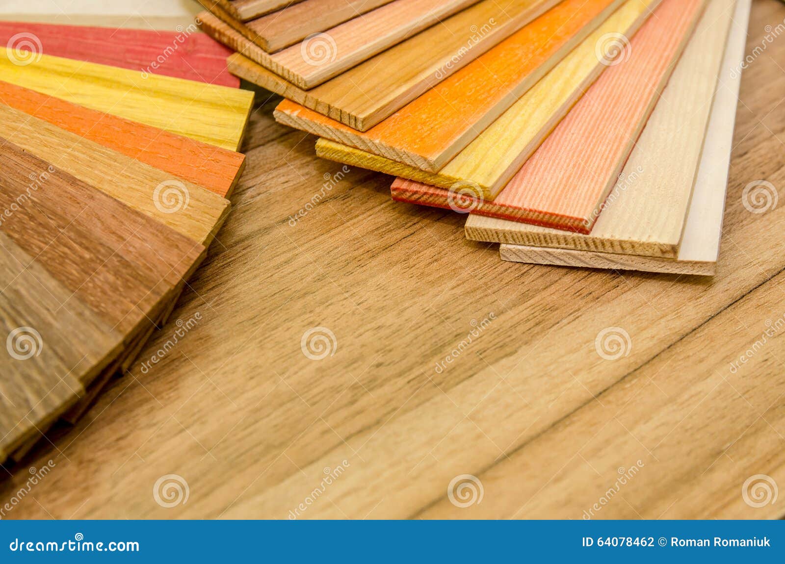 Wood Color and Texture Samples Stock Photo - Image of closeup ...