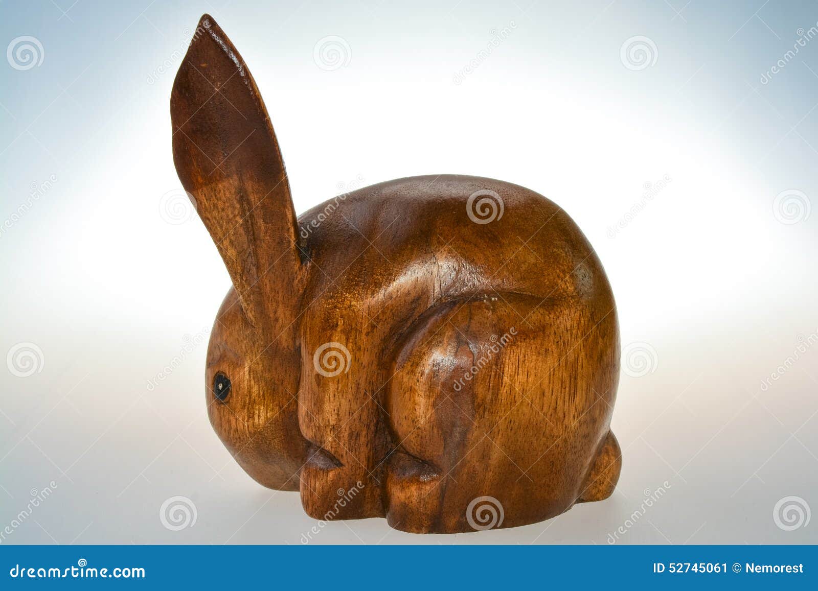 Rabbit Wood Carving Wall Sculptures In Thai Temple Royalty-Free Stock ...