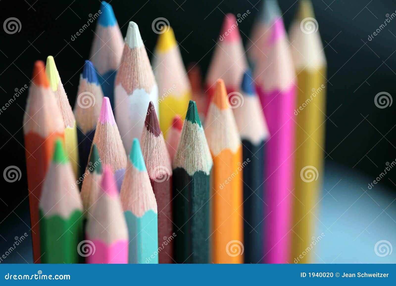 Wood crayon stock photo. Image of group, crayon, multicolored - 1940020